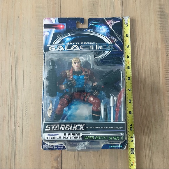 Trendmaster | Toys | Trendmaster Battlestar Galactica Starbuck Toy 996 ...
